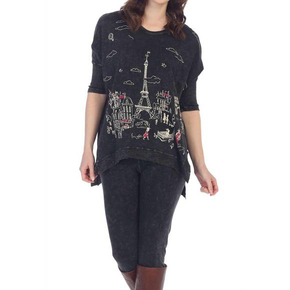 Jess & Jane | Tops | New Jess Jane Womens Parisian Mineral Washed ...